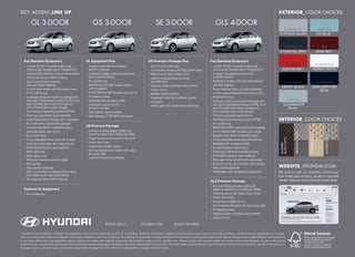2011 Hyundai Accent eBrochure - Glenbrook Hyundai - Happy Car Store ...