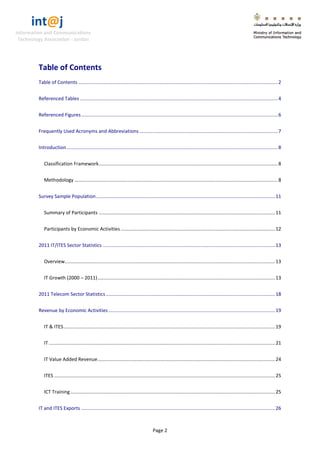 2011 ICT and ITES Industry Statistics Yearbook | PDF
