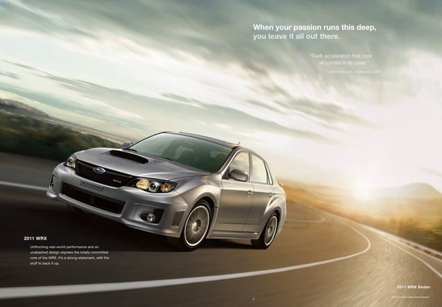 2011 Subaru Impreza WRX Digital Brochure | PDF