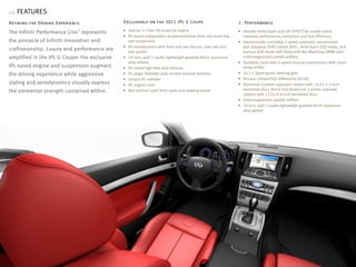 2011 Infiniti IPL G37 Coupe Brochure Fort Myers Naples Florida Dealer ...