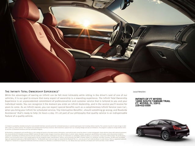 2011 Infiniti IPL G37 Coupe Brochure Fort Myers Naples Florida Dealer | PPT