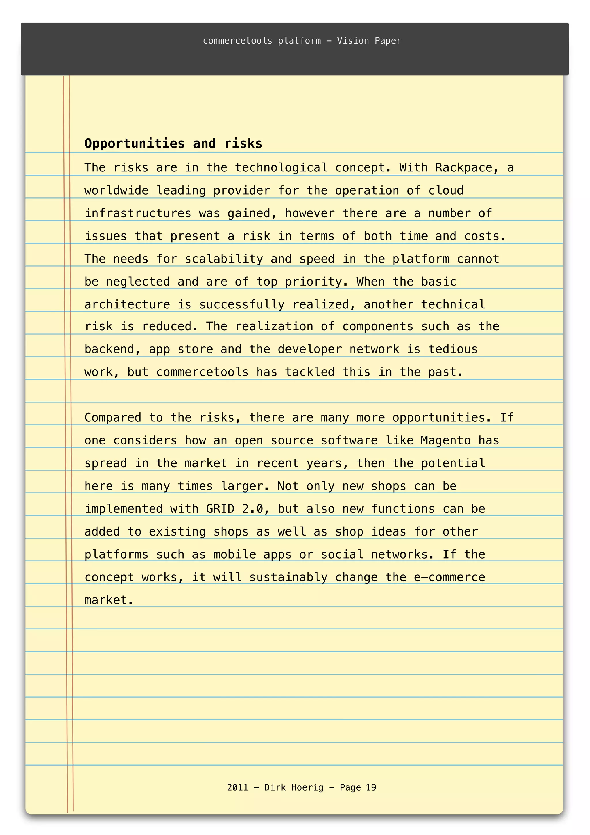 The "Vision Paper" behind the success story of commercetools, created ...