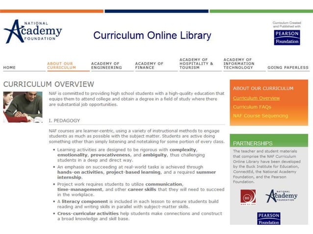 Overview of AOF Curriculum | PPT