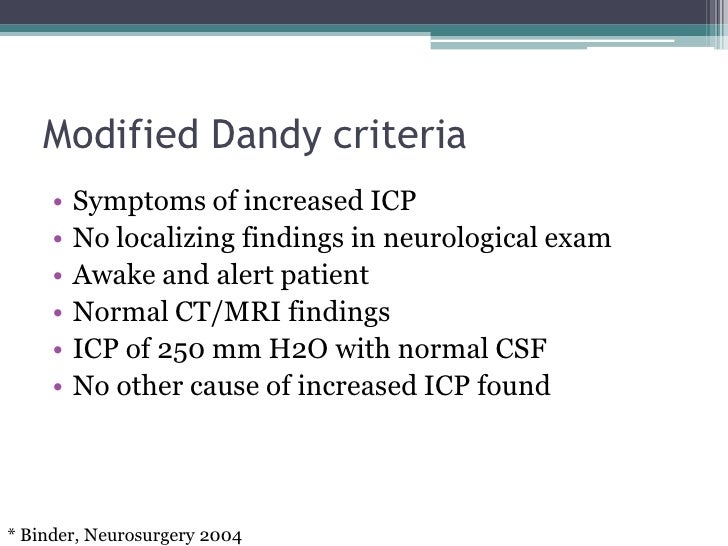 Intracranial hypertension and headache