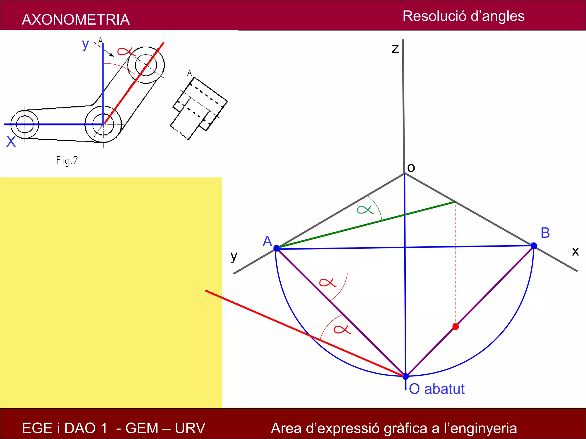 angulos en isometria | PPT