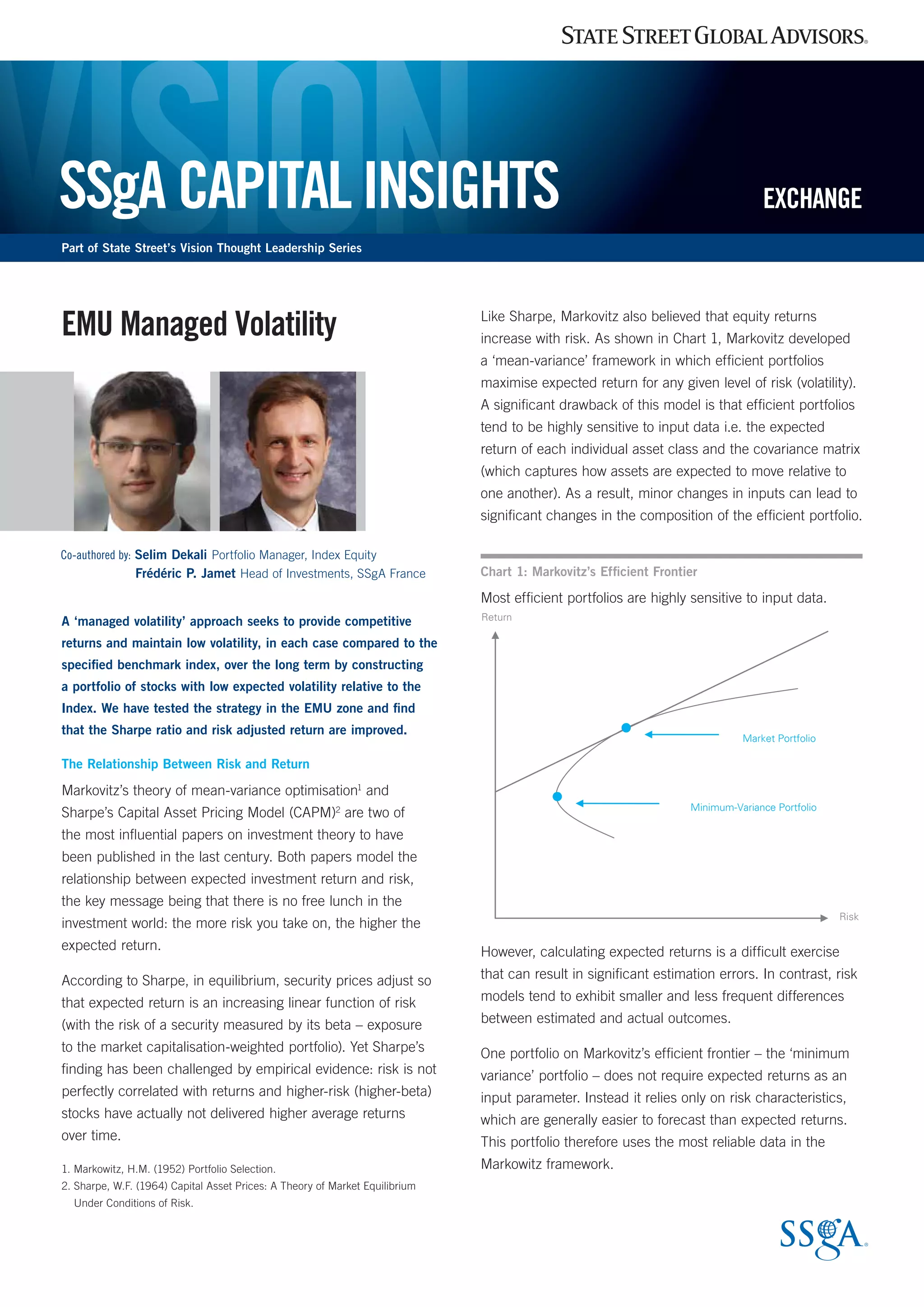 2011 EMU Managed Volatility | PDF