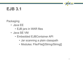 Fun with EJB 3.1 and Open EJB | KEY