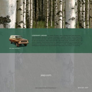 2011 jeep patriot e brochure | PDF