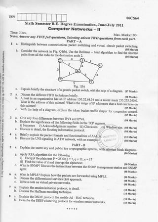 Computer Science and Information Science 6th semester(2011 June/July ...