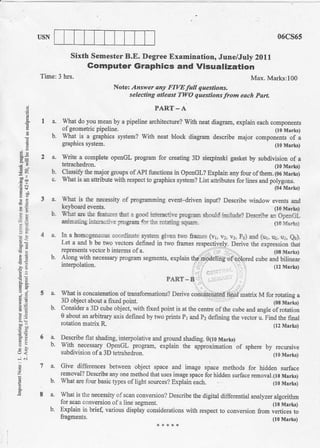 Computer Science and Information Science 6th semester(2011 June/July ...