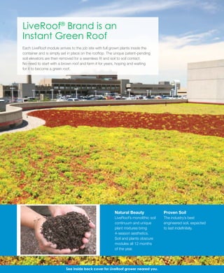 LiveRoof® Hybrid Green Roofs | PDF