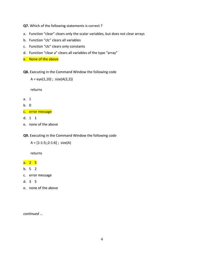 matlab example | PDF
