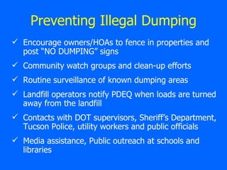 solid waste illegal dump | PPT