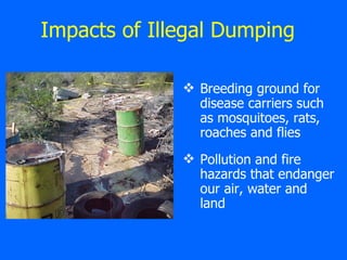 solid waste illegal dump | PPT