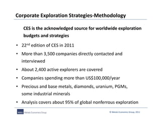 Minex 2011 World Exploration Trends | PPT