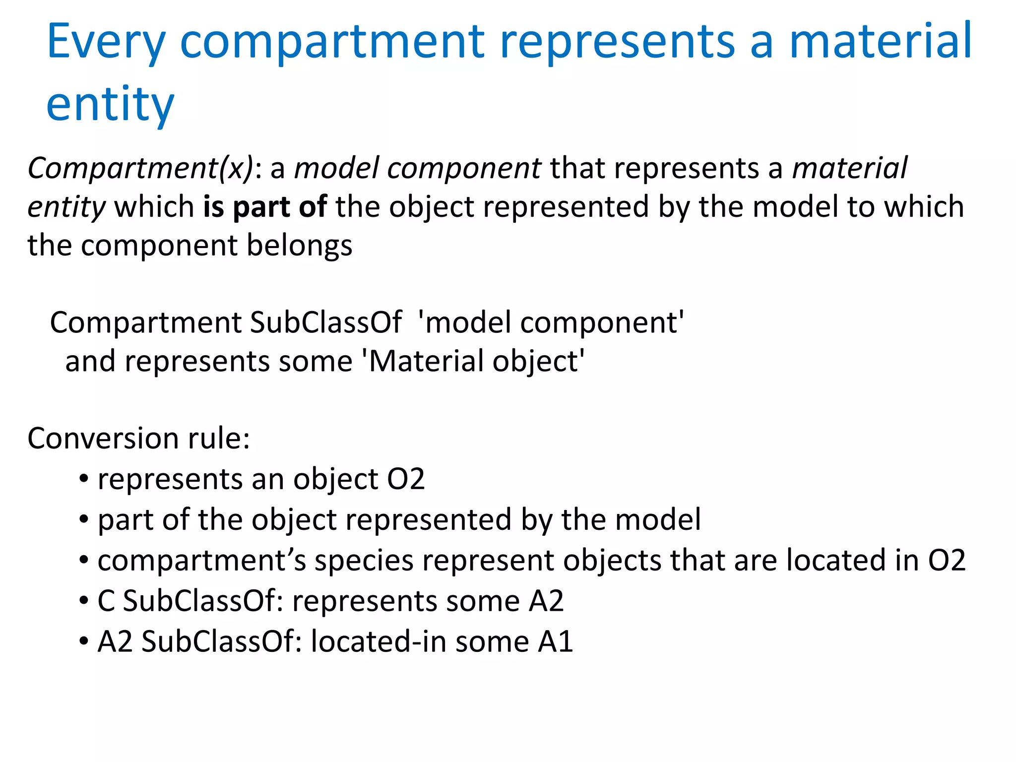 Formal representation of models in systems biology | PPT