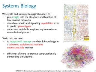 Formal representation of models in systems biology | PPT