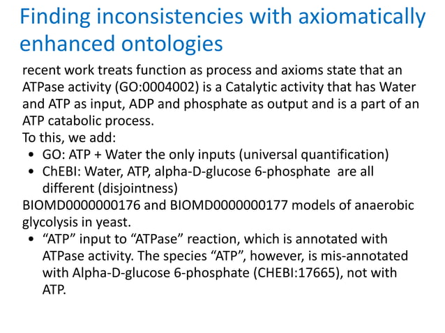 Formal representation of models in systems biology | PPT