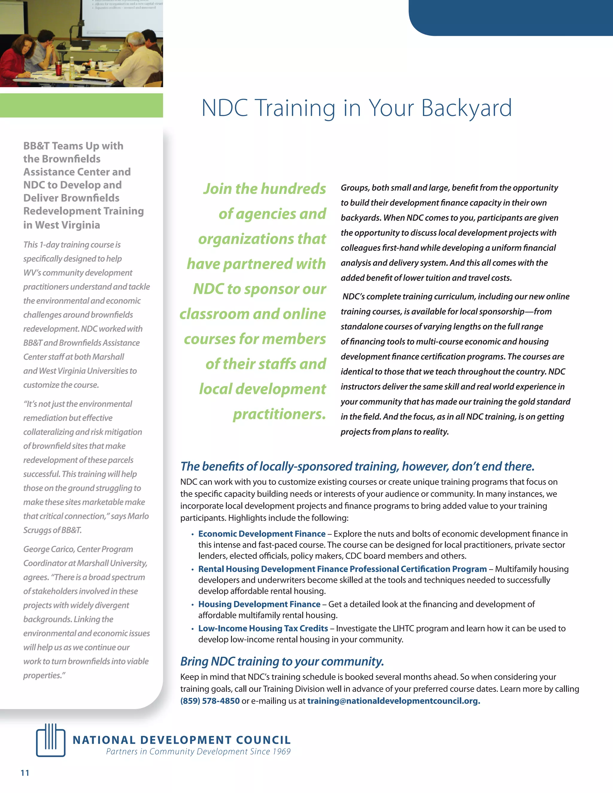 National Development Council Brochure | PDF