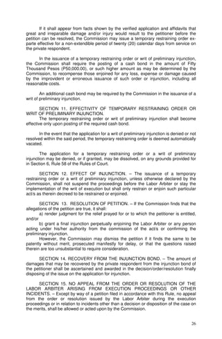 2011 NLRC Rules of Procedure | PDF