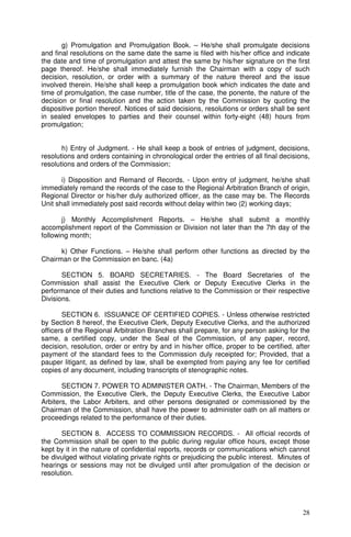 2011 NLRC Rules of Procedure | PDF