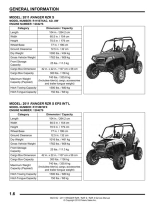 2011 Polaris RANGER RZR Service Repair Manual.pdf