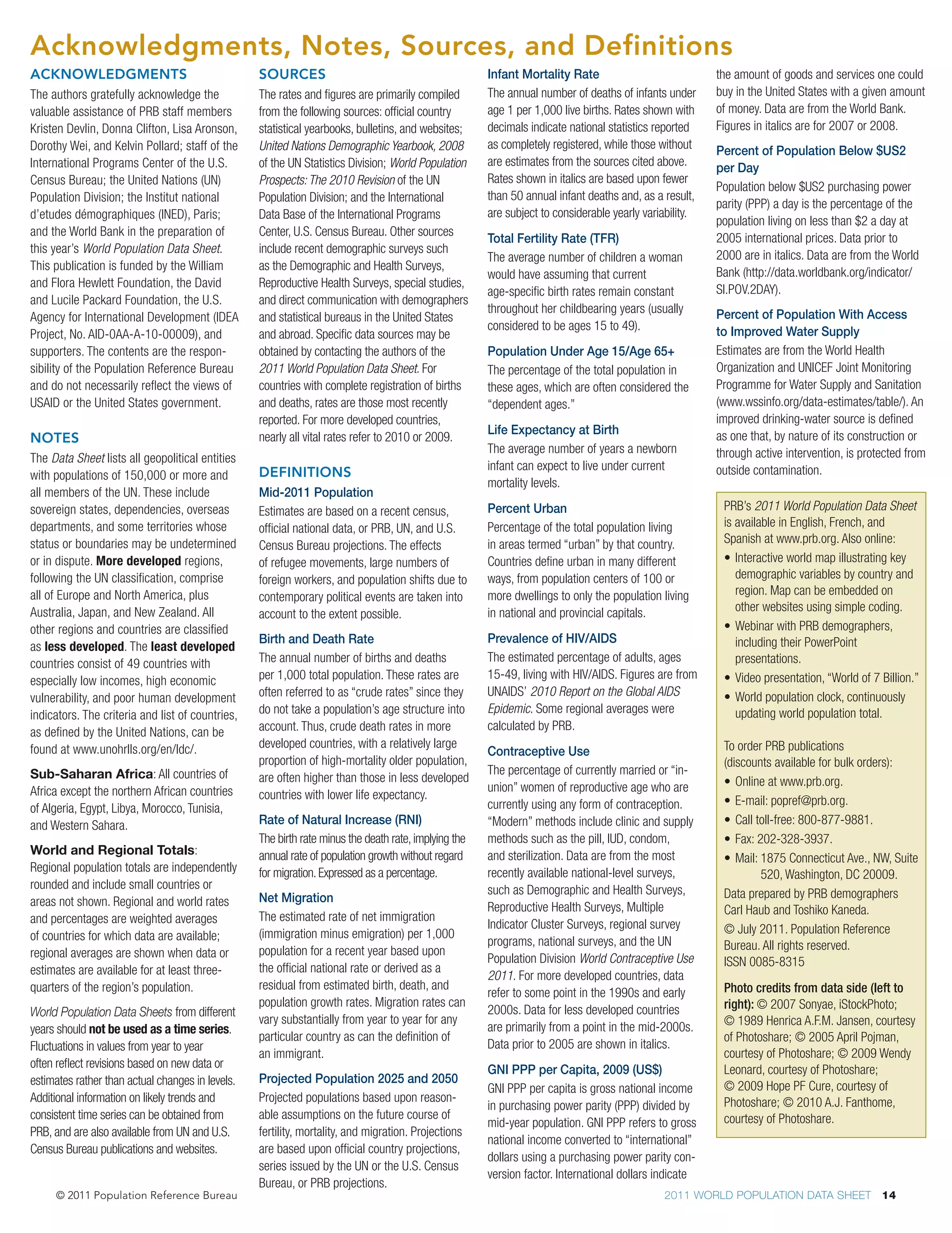 2011population data-sheet eng | PDF