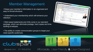Clubspan Club Management Software | PPTX