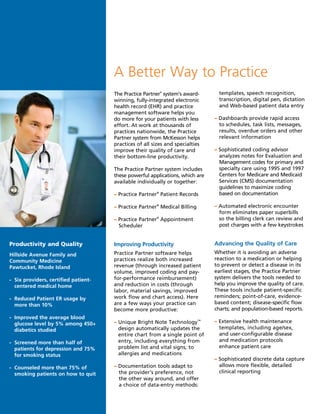 Electronic Health Record and Practice Management Solution for Improved ...