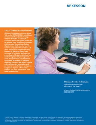 Electronic Health Record and Practice Management Solution for Improved ...