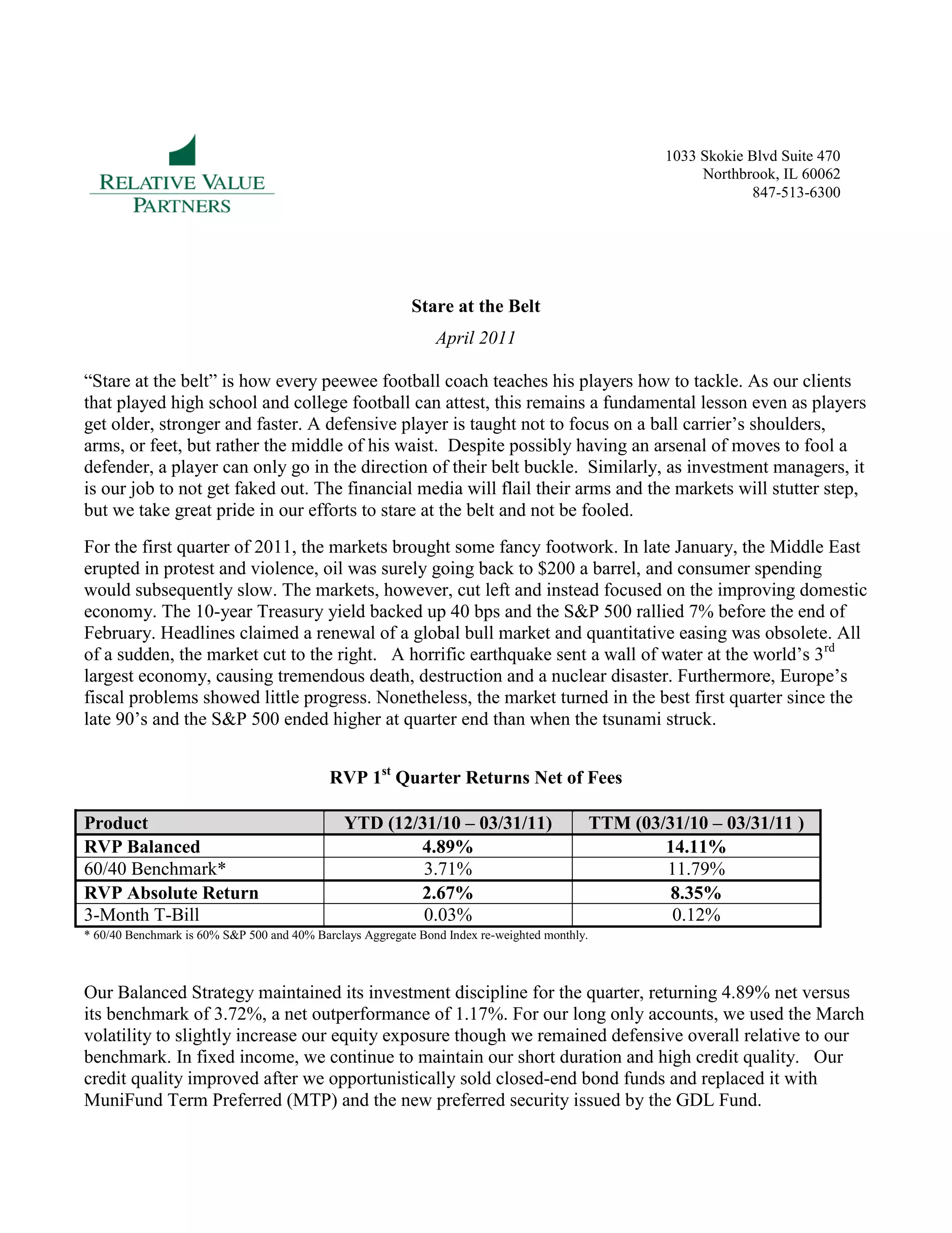RVP 2011 Q1 Letter | PDF