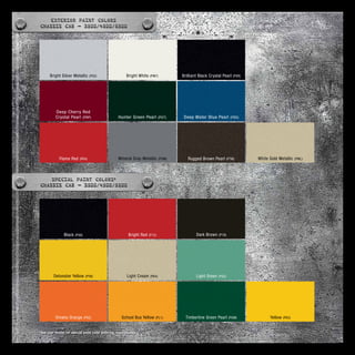 2011 ram chassis cab specifications e brochure | PDF