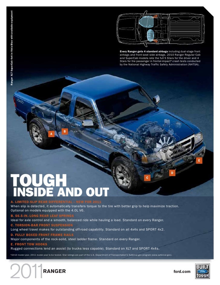 2011 Ford Ranger Brochure DE NIEUWE RANGER