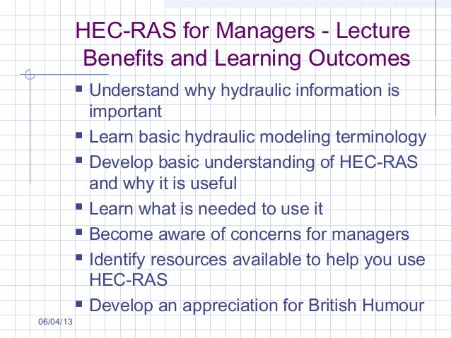 Hec ras training online - rtsxs