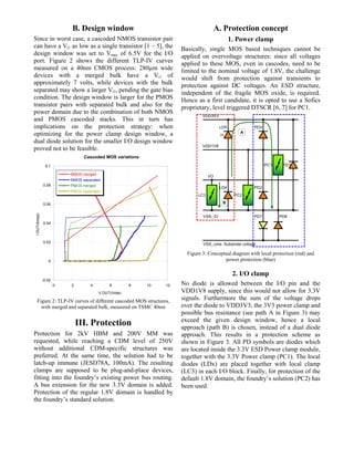 2011 Protection of a 3.3V Domain and Switchable 1.8V/3.3V I/O in 40nm ...