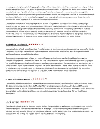 2011 Review Of Crest Payroll | PDF | Resume Writing and Advice | Job Search