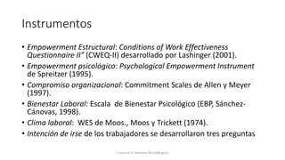 EL EMPOWERMENT ORGANIZACIONAL: EL INICIO DE UNA GESTIÓN SALUDABLE DEL ...