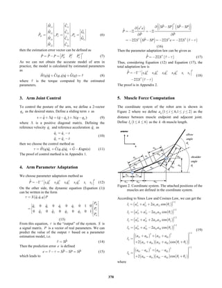 Modeling and Control of a Humanoid Robot Arm with Redundant Biarticular ...