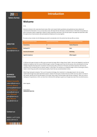 2011 Salary Survey | PDF