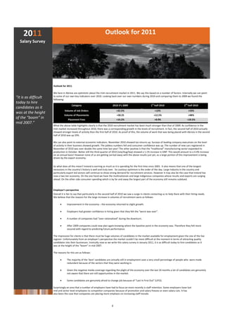 2011 salary survey update | PDF