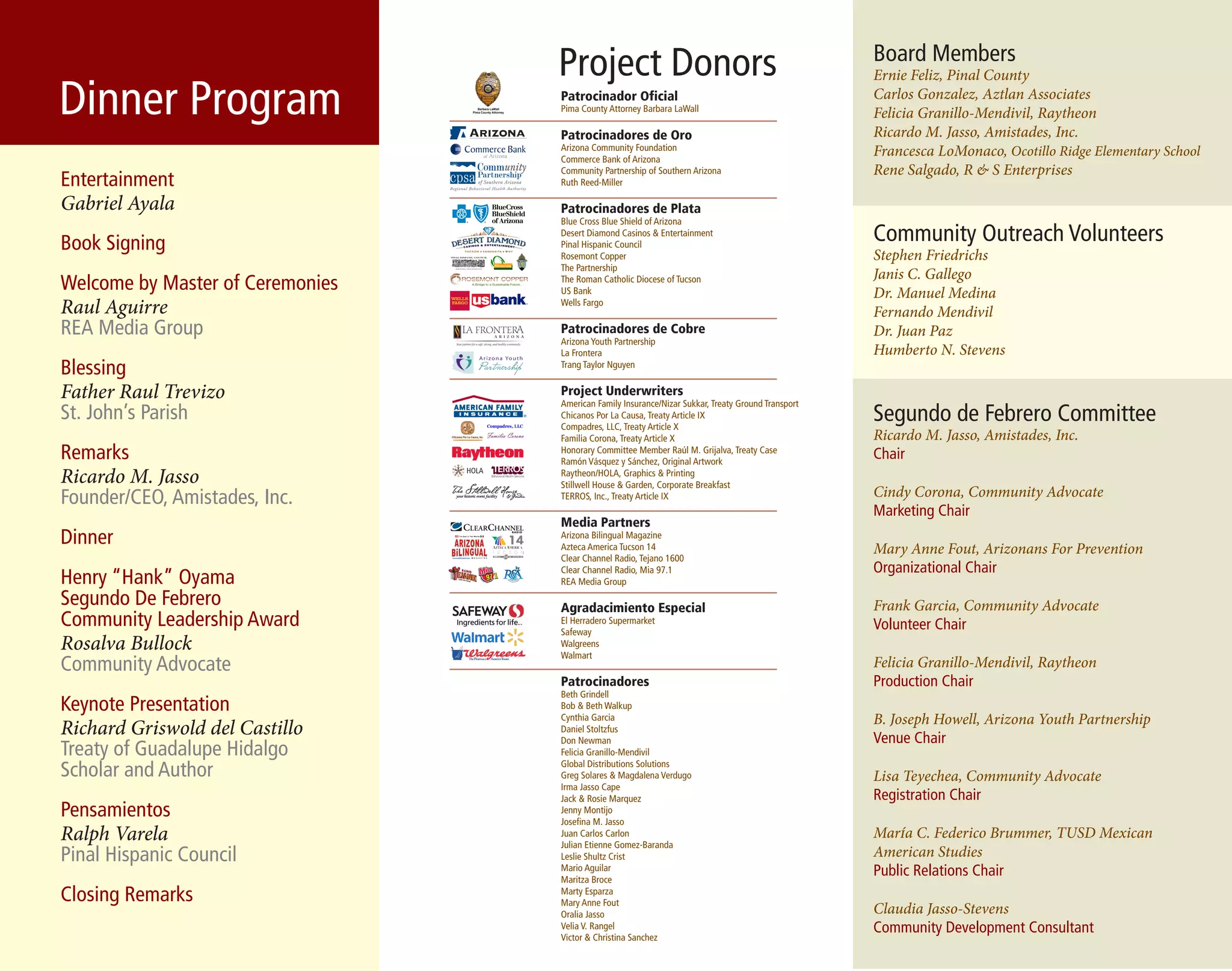 Segundo de Febrero Commemoration Program 2011 | PDF