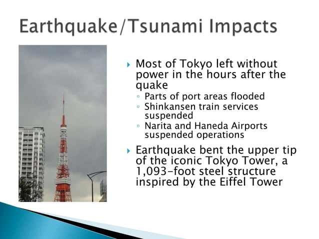 2011 sendai earthquake and tsunami | PPTX | Geography | Science
