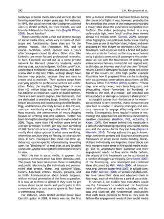 Social media? Get serious! Understanding the functional building blocks ...