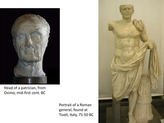 2011 survey roman_sculpture | PPT