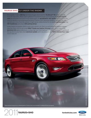 2011 Taurus Brochure | PDF