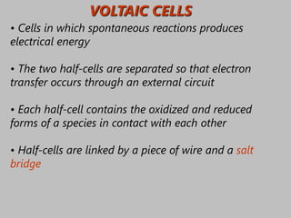 2011 topic 09 voltaic cells sl | PPTX