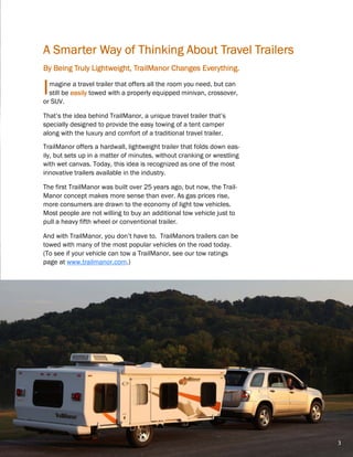 2011 Trail Manor Folding Travel Trailer | PDF