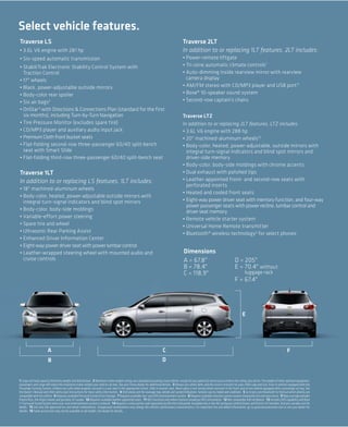 2011 traverse brochure | PDF