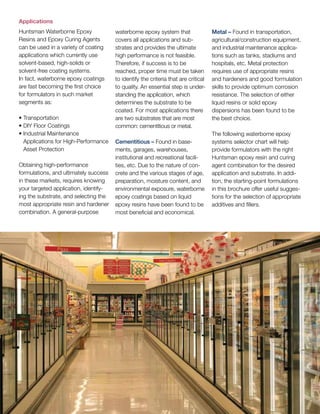 2011 US Waterborne Systems Brochure | PDF | Home Improvement | Home ...