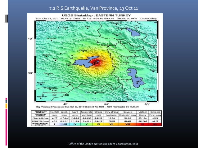 2011 van earthquake turchia | PPT